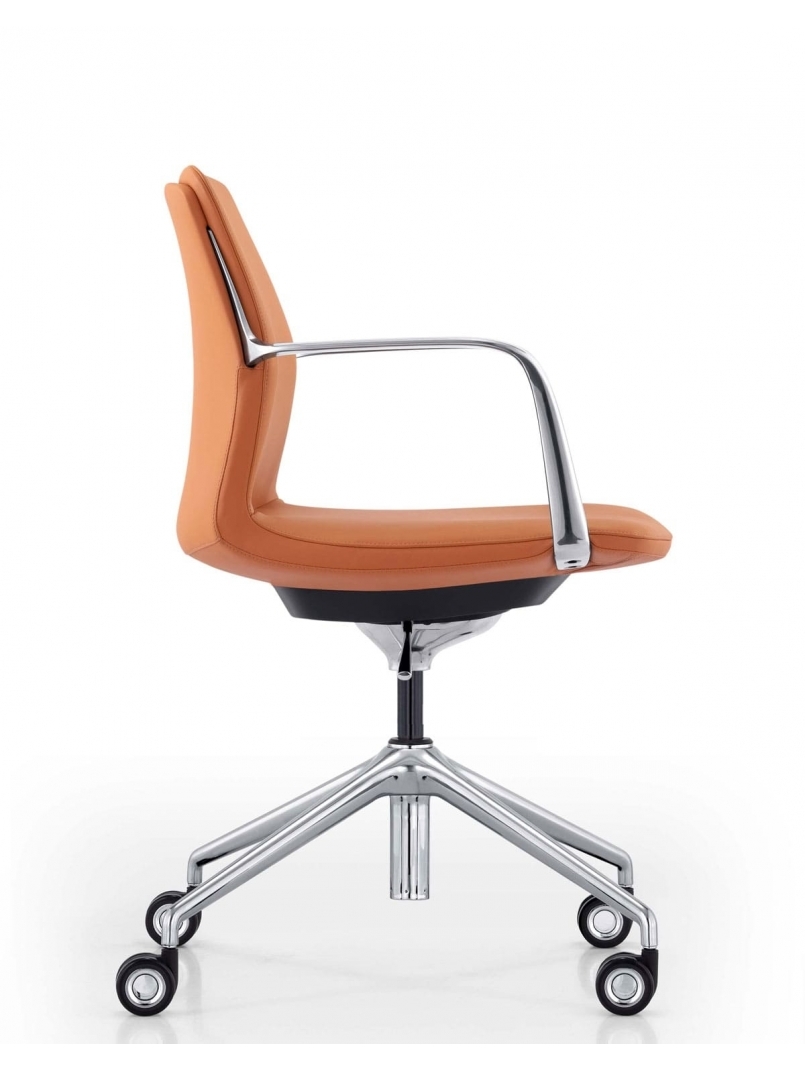 Diego Genuine Leather Designer Chair | IDWorkspace Office Furniture