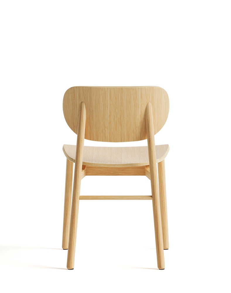 Birch Wood Veneer Multi-Purpose Chair
