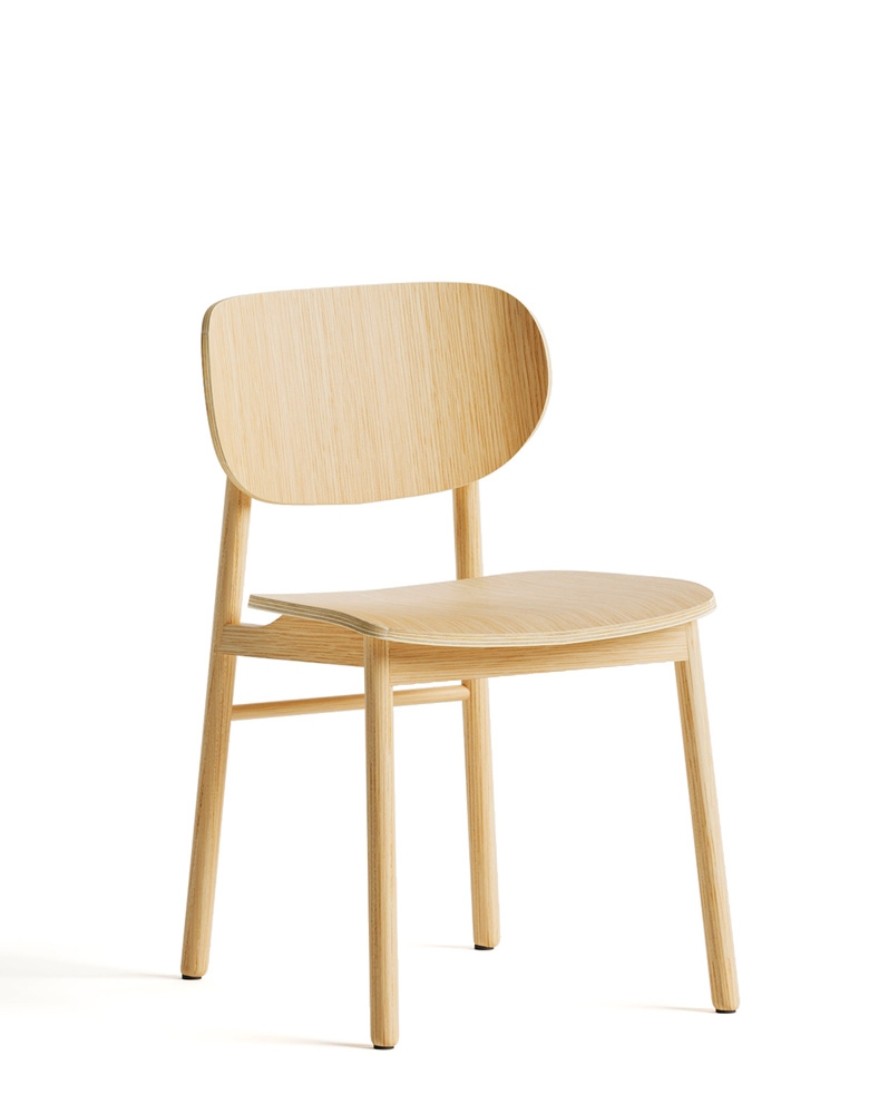 Birch Wood Veneer Multi-Purpose Chair
