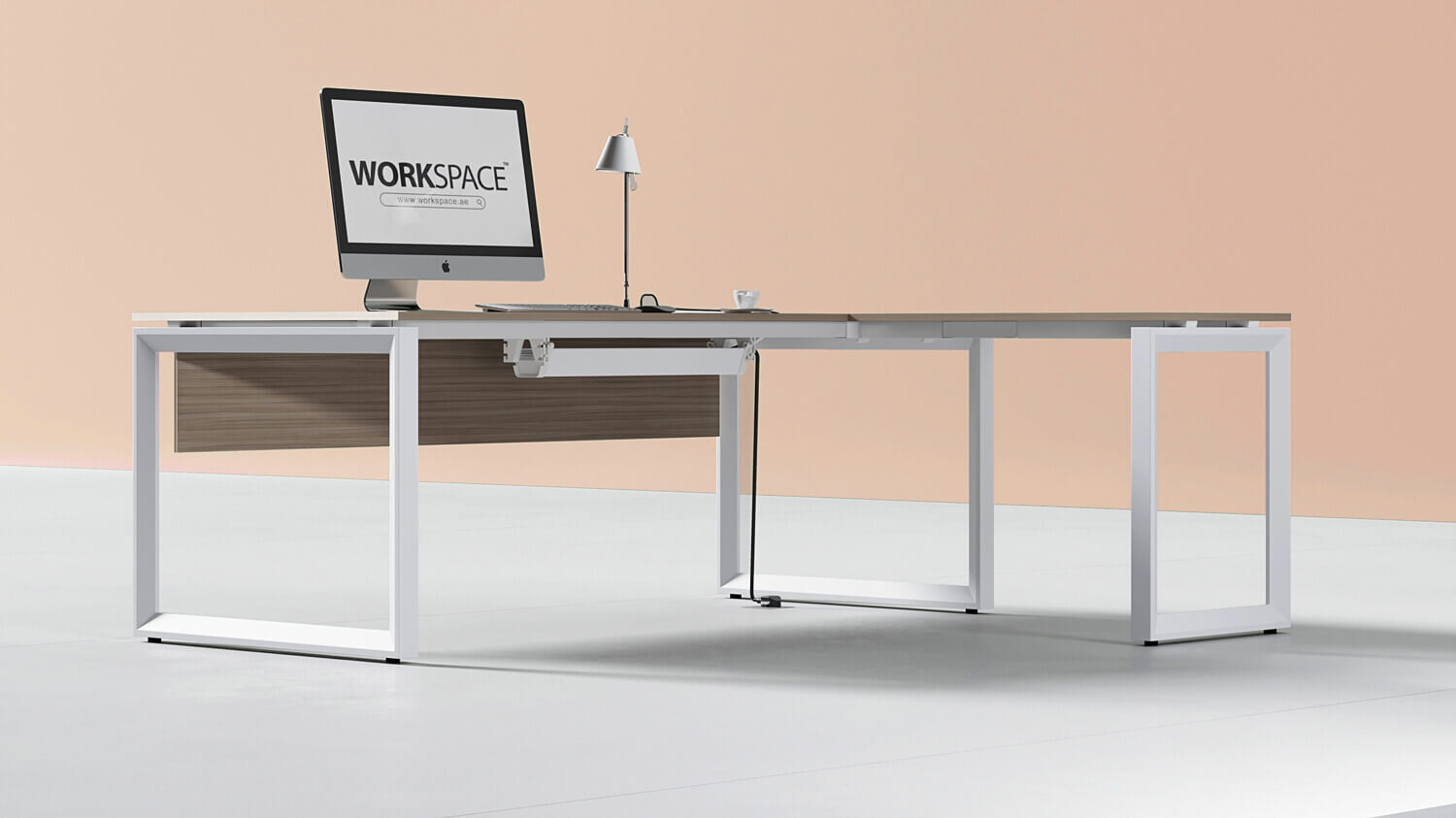 Single User Under-Desk Interlink Power Access and Cable Management Solution